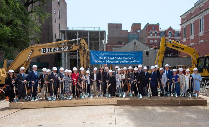 Gilder Center breaks ground